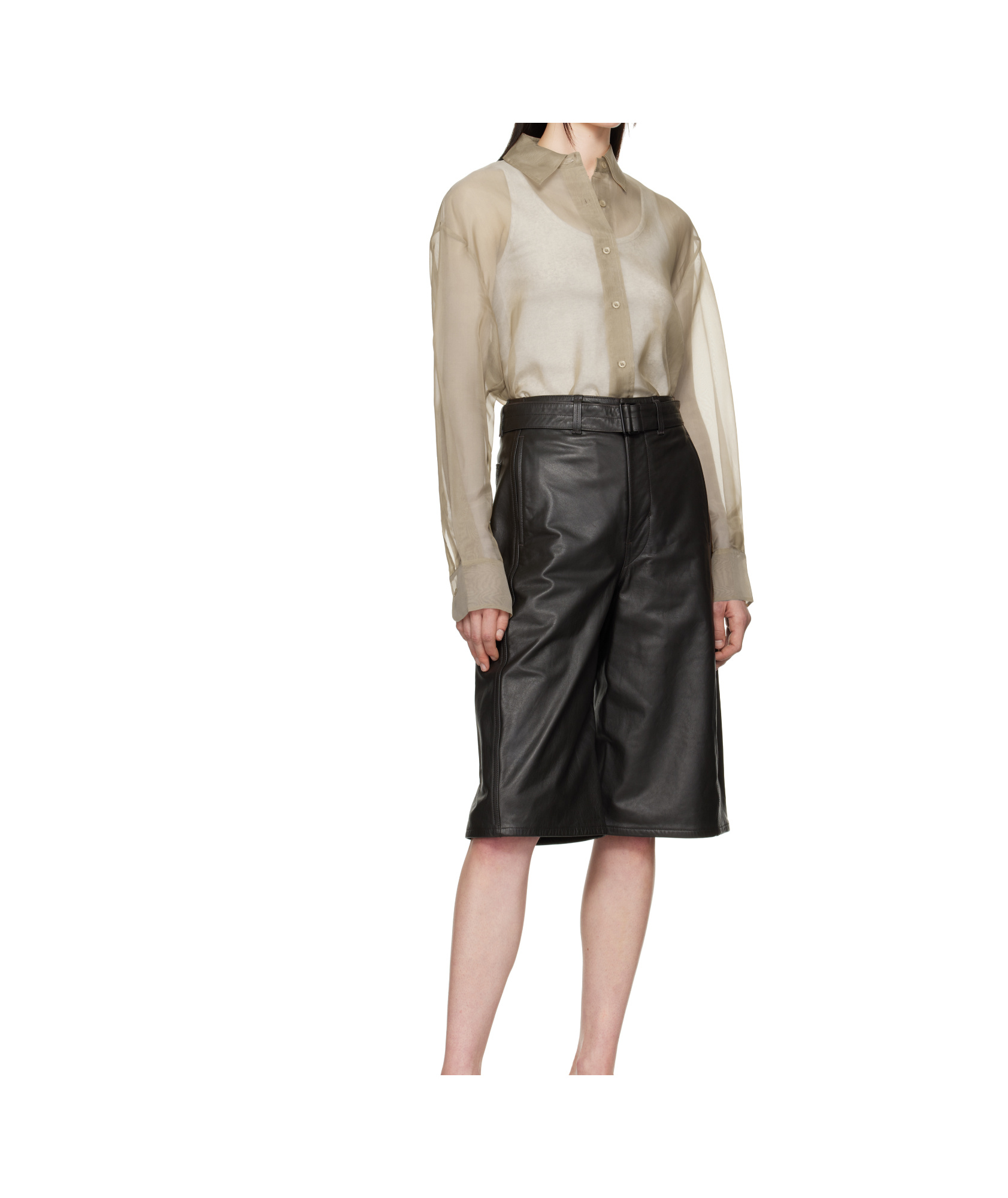 THE FRANKIE SHOP The Frankie Shop Peri Sheer Shirt